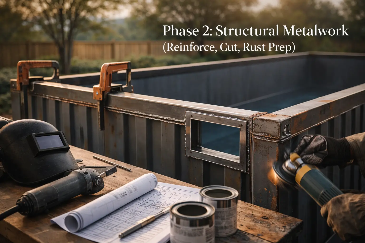 How to Make a Shipping Container Pool (Safe) DIY